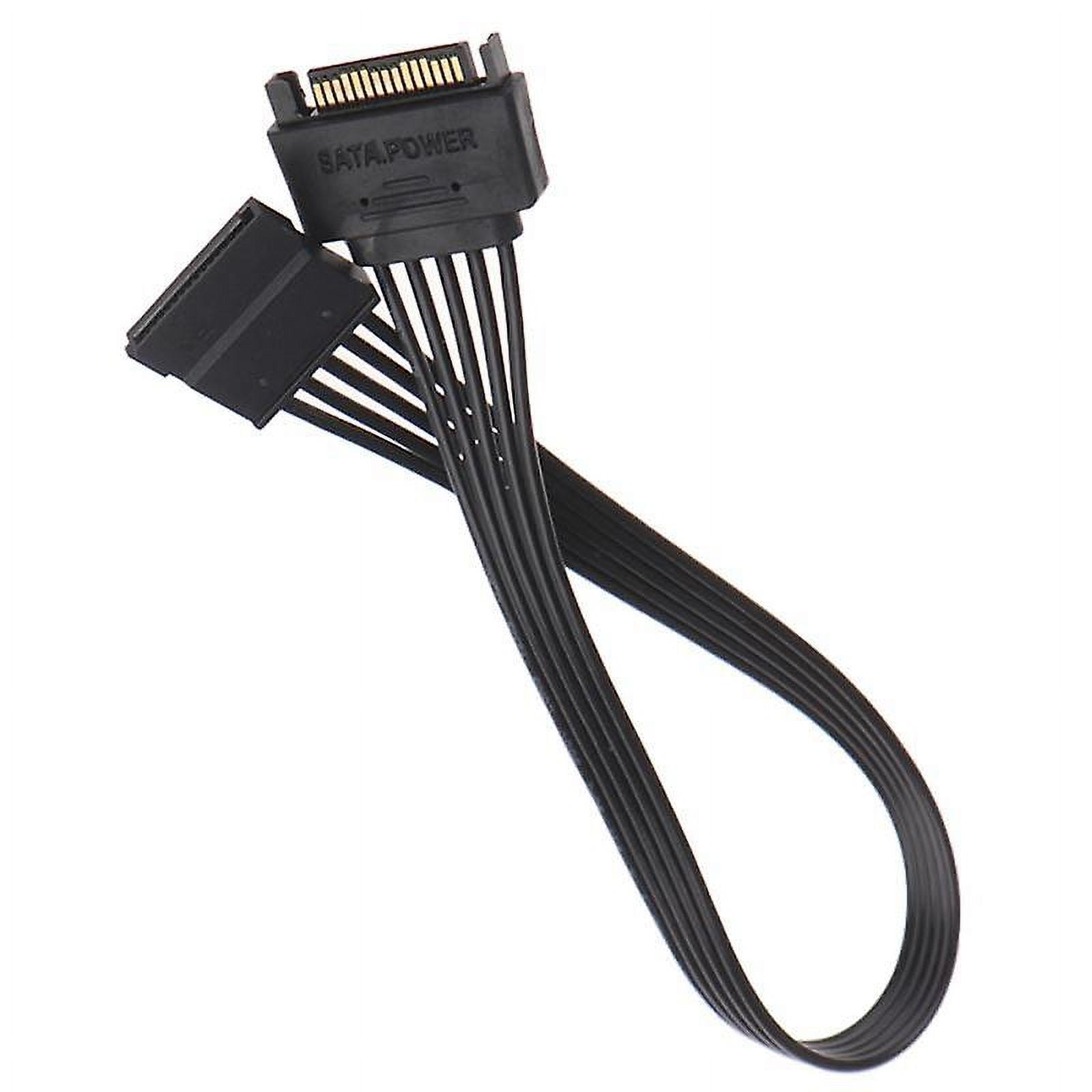 30CM SATA 15Pin Male To Female Power Extension Cord HDD SSD Power Cord ...