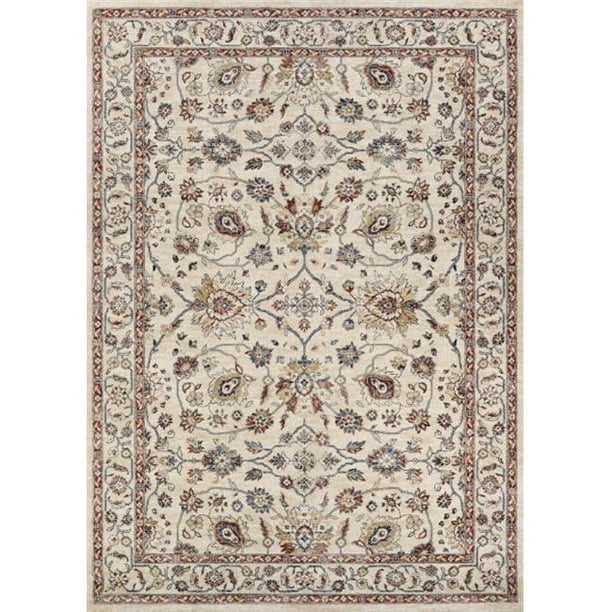 Monarch Kerman Vase Antique Cream-Red Area Rug - Multiple Sizes ...