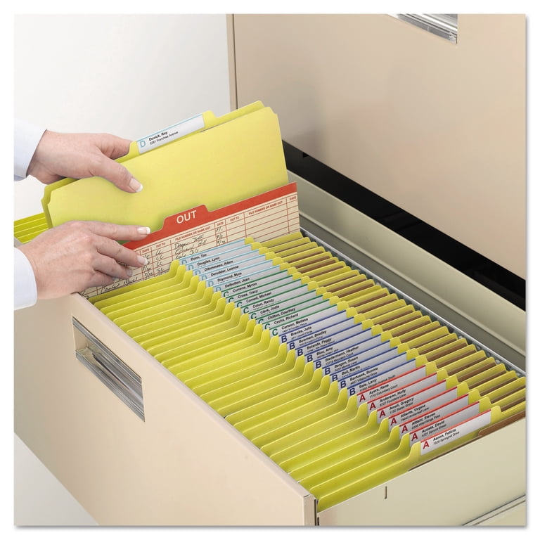 File Folder Smead Heavyweight End Tab Fastener ... - Shein File Folders ...