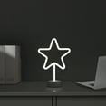 LED White Star Table Light - Night Light - 11.5H x 8W x 3.25D - Walmart.com