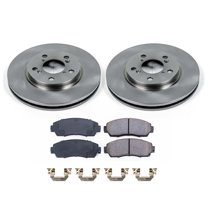 Ultimate Brakes Front Ceramic Brake Pad and Rotor Kit with Hardware ...
