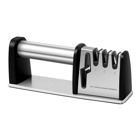 Rolling Knife Sharpener Kit - Compact Wooden Sharpener with 15° & 20 ...