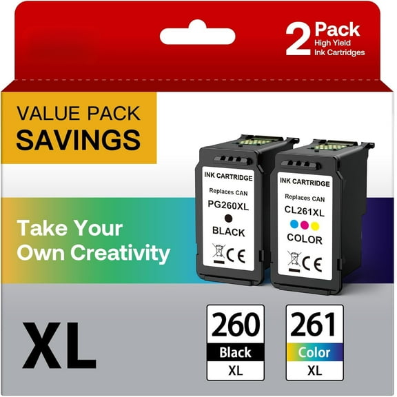 260XL 261XL Ink Cartridge for Canon Ink 260 261 | PG-260XL CL261XL for ...