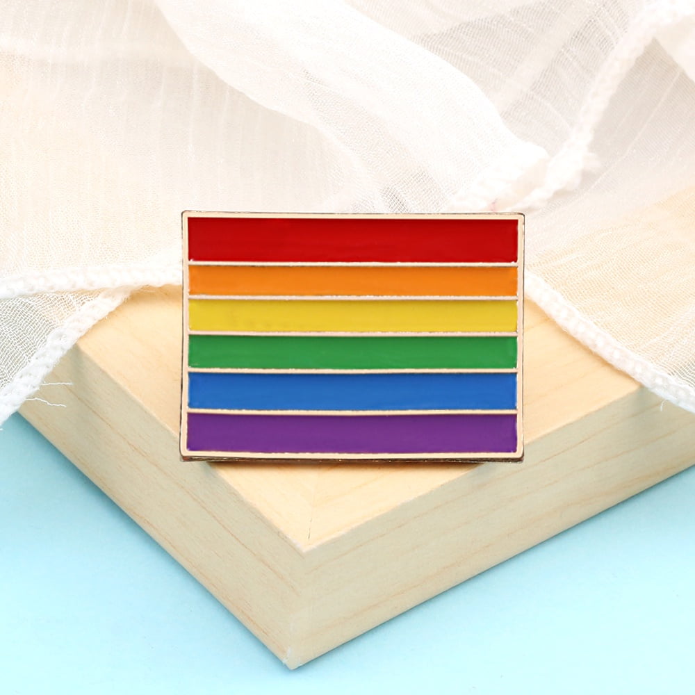 50 Estilos Creativos LGBTQ Esmalte Pines Arco Iris Bandera Broche ...