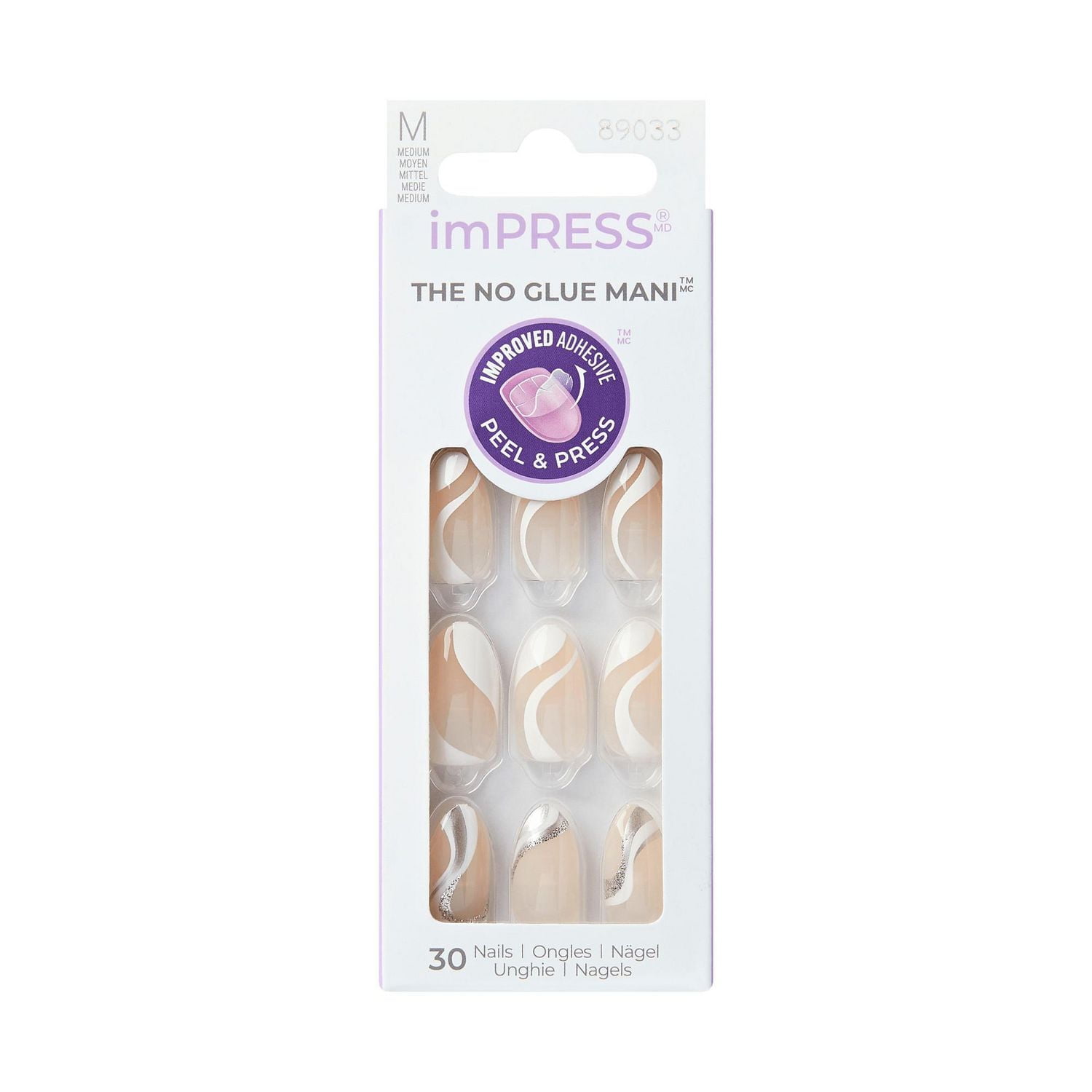 Click here for Kiss Impress Press-On - Fake Nails  30 Count  Medi... prices
