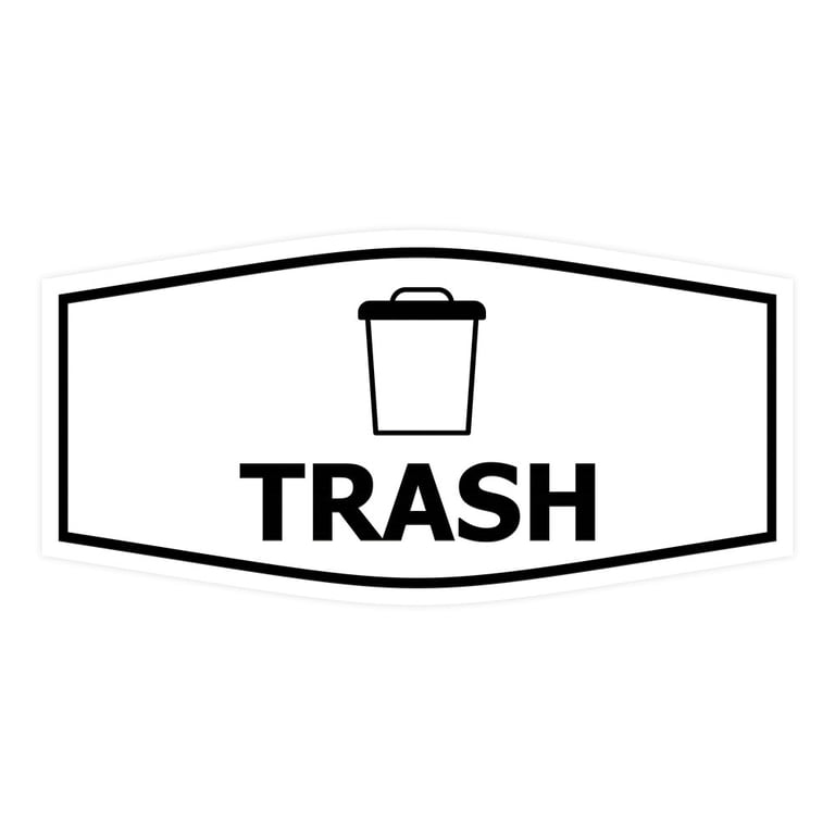 Trash Sign Printable