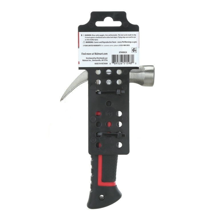 Hyper Tough 10oz Head Weight Stubby Hammer - Walmart.com Hyper Tough 10oz Head Weight Stubby Hammer - Walmart.com