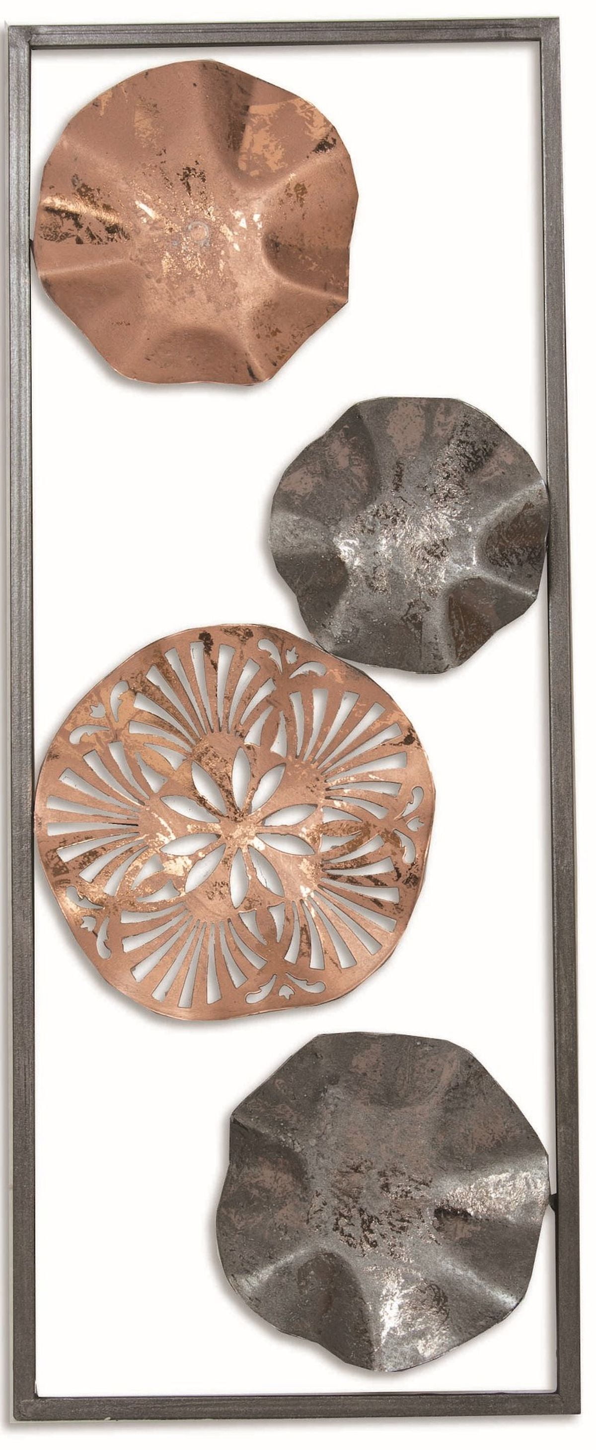 E Multi Colored Metal Abstract Wall Decor - Walmart.com