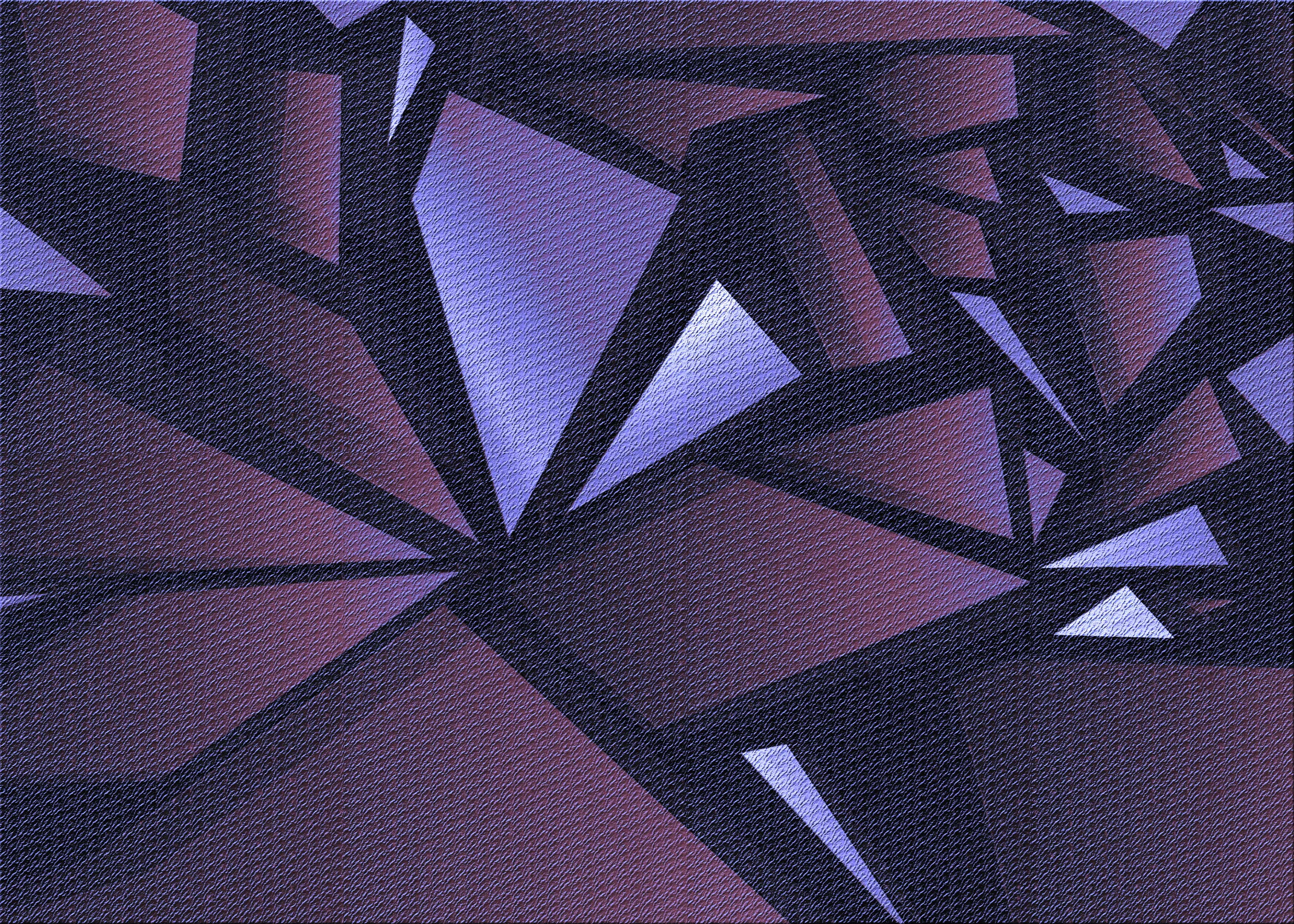 Ahgly Company Indoor Rectangle Patterned Deep Periwinkle Purple Area ...