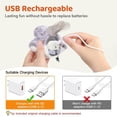 Flapping Bird Cat Toy (DON'T FLY) Lifelike Bird Chirp Touch-Activated ...