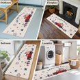 Area Rug 24×72in, Red Car Stripes and Stars American Flag Independence ...