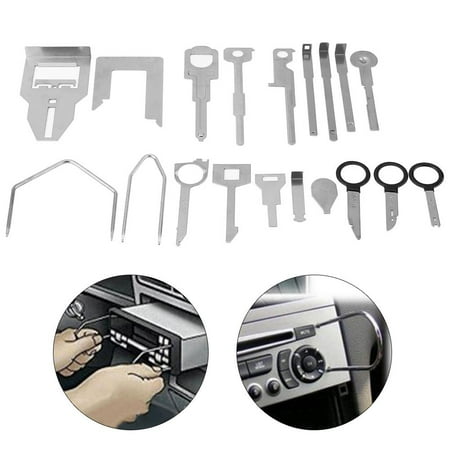 Noref Stereo Removal Kit, 38pcs Car Radio Stereo Removal Install Tool ...