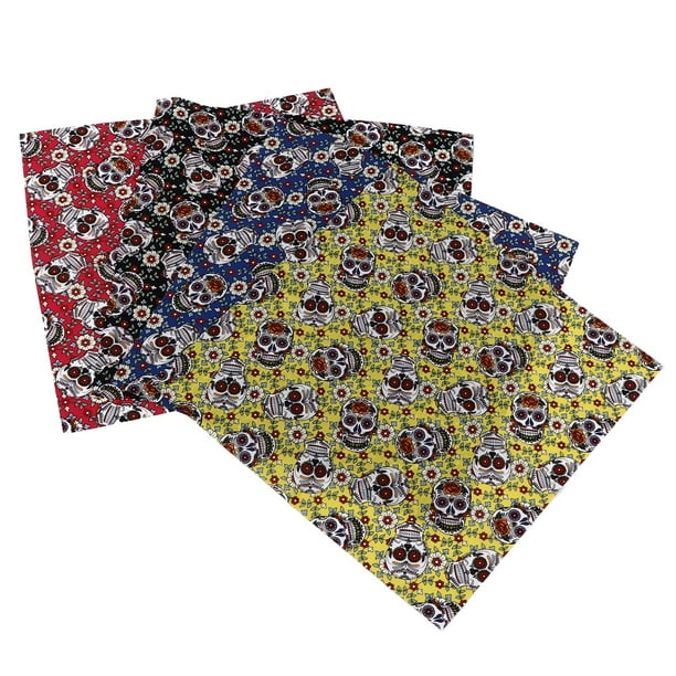 Horror Fabric,Skull Fabric DIY Production Skull Fabric Sugar Skull ...