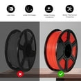 Flashforge ABS Pro Filament 1.75mm, 1KG/2.2lbs ABS Pro 3D Printer Filament, Red - Walmart.com