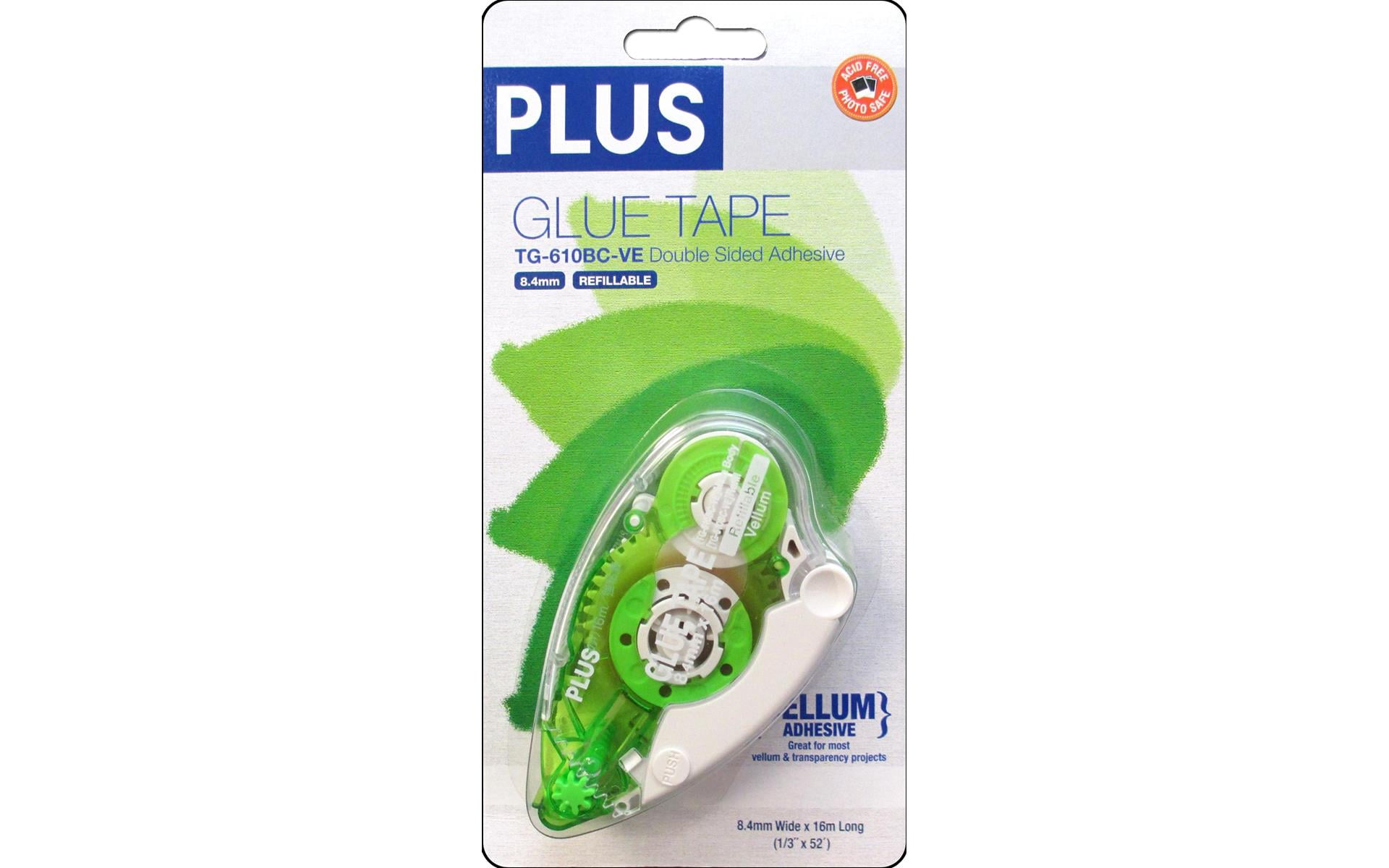 Plus Glue Tape Dbl Side 8.4mm Vellum 52' | Walmart Canada