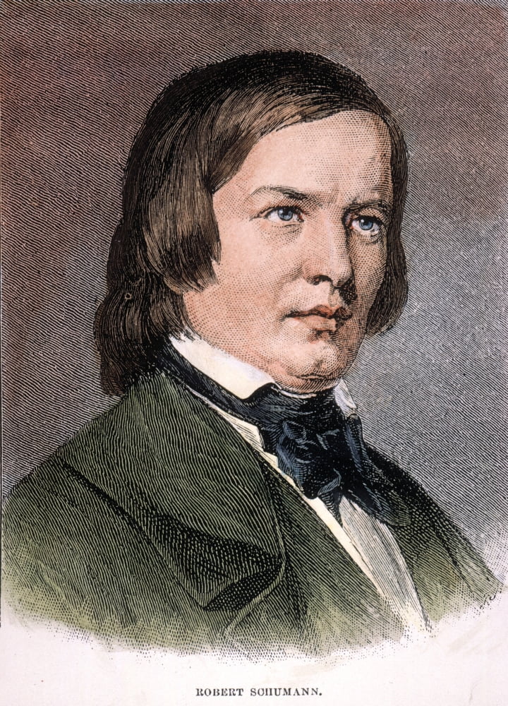Robert Schumann /N(1810-1856). German Composer. Wood Engraving ...