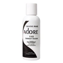 Adore Semi-Permanent Haircolor #110 Darkest Brown 4oz (Pack of 3 ...