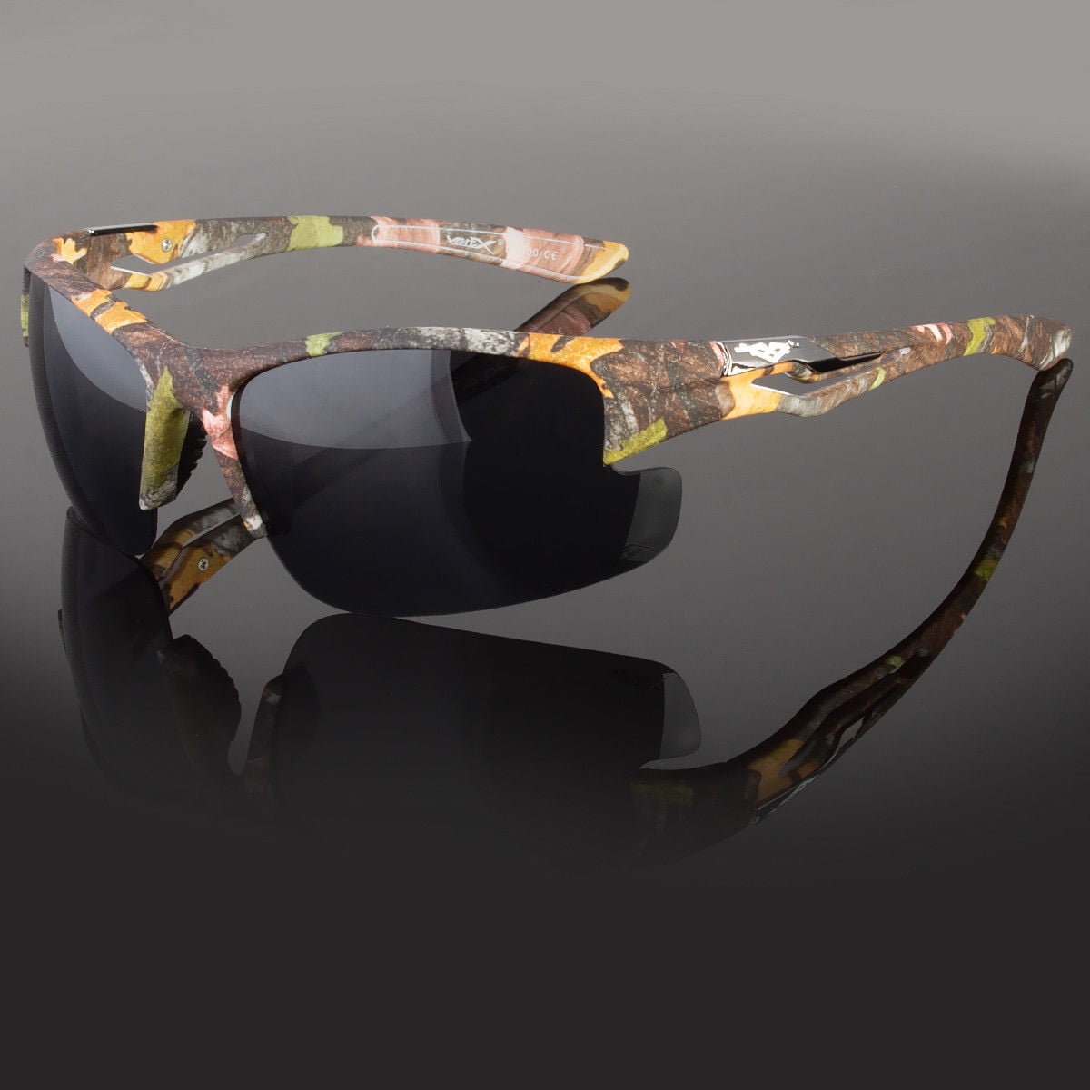 Half Frame Men's Camouflage Sport Sunglasses Hunting Fishing Outdoor ...