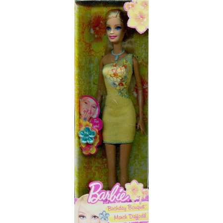 Barbie Birthday Bouquet March Daffodil with Ring | Walmart Canada