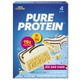 Pure Protein Bars, Zig Zag Cake, Low Sugar, 19g Protein, 1.76 oz, 4 ...
