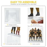 6 inch Action Figure Display Stand Shelf with Pegs for 1/12 MOTU/DC ...