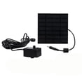 4.33" Square Solar Powered Mini Fountain Water Pump, Self-Sustaining ...