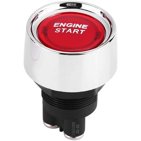 Engine Button, Car Engine Button, 12V-24V 50A Car Engine Start Push ...