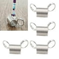 10 Pcs Bead Stop Stainless Steel Tension Spring Bead Wire Ends Jewelry ...