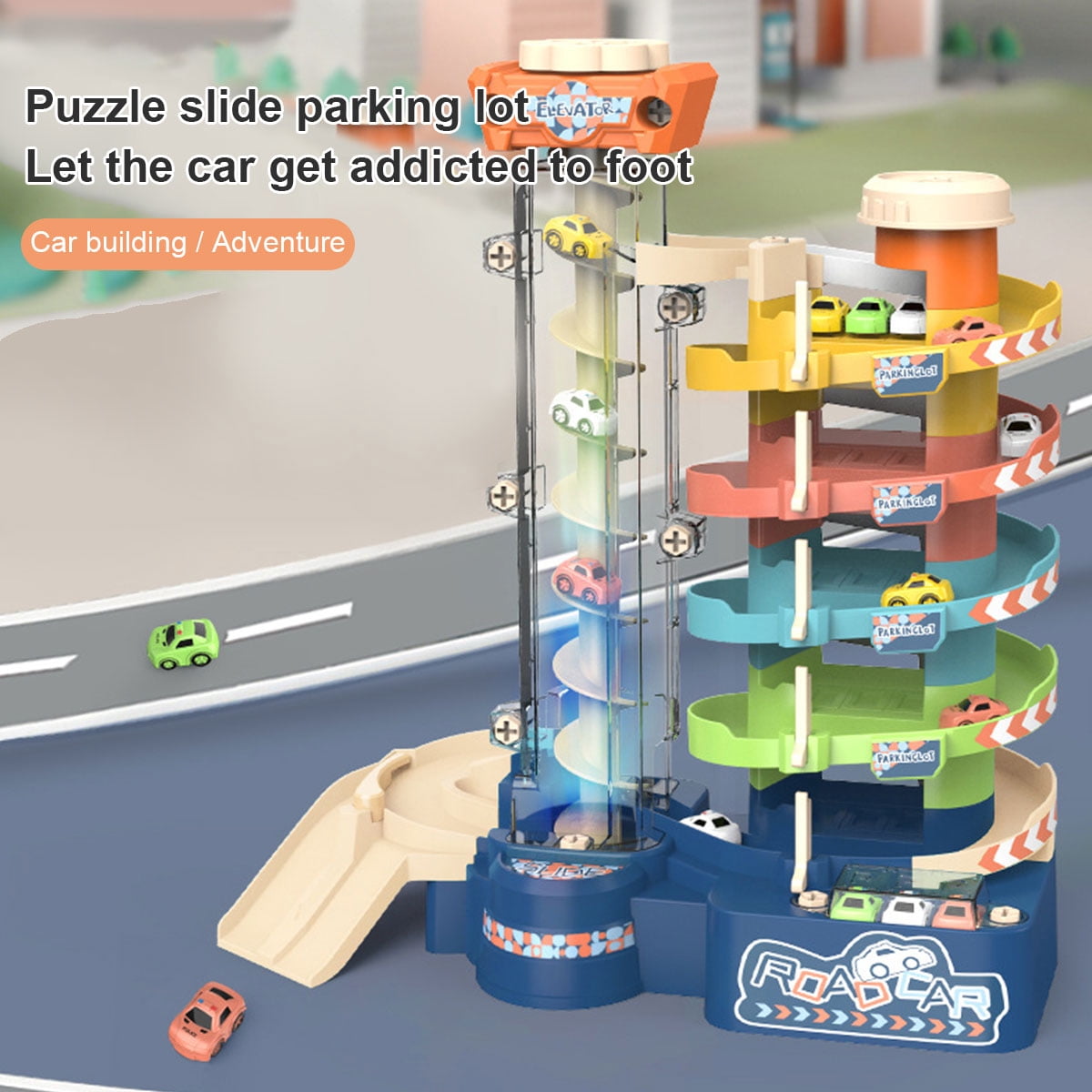 Buy Protoiya 5-level Ultimate Garage,Toy Vehicle Playsets , Vehicle ...