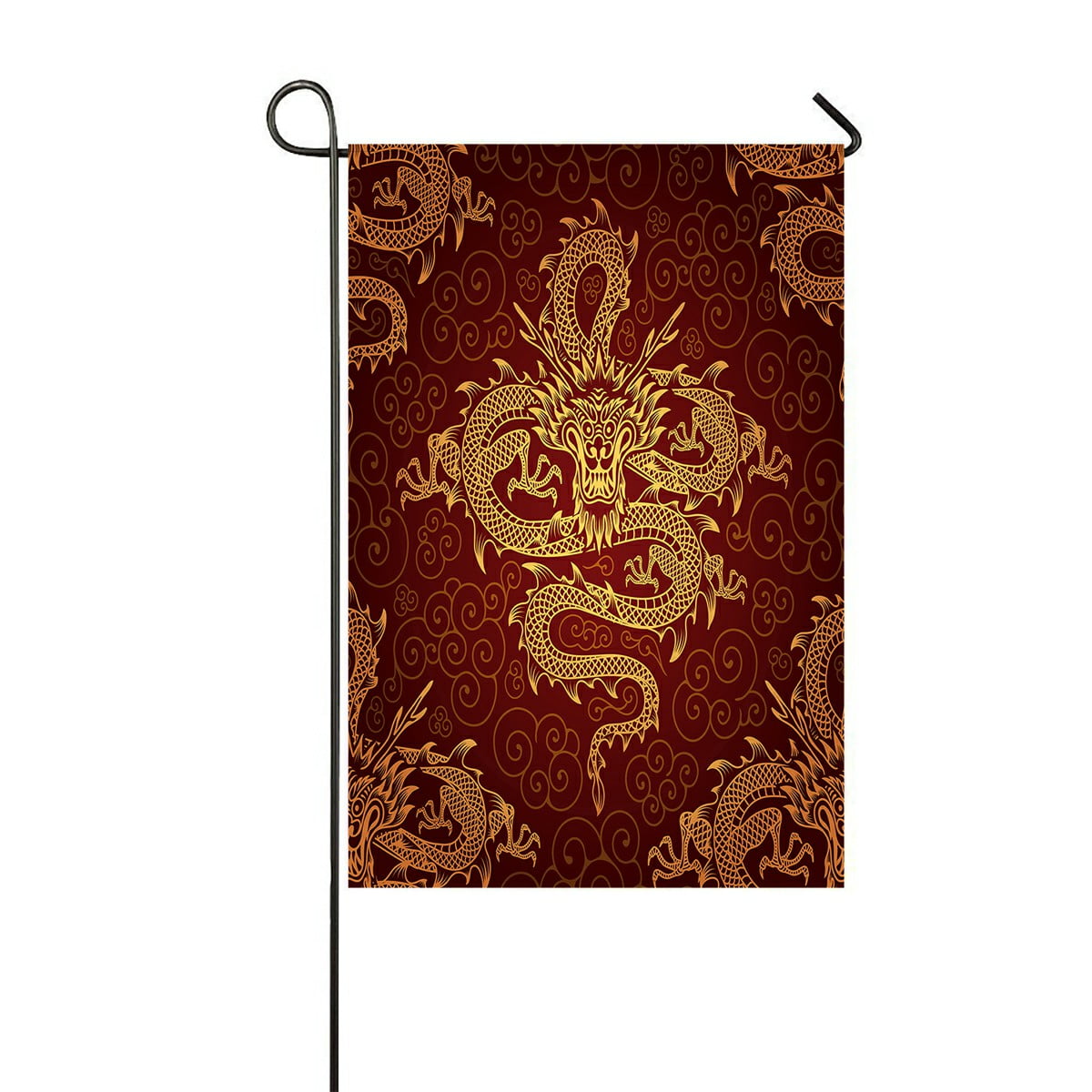 ECZJNT Dragons Garden Flag Outdoor Flag Home Party Garden Decor 12x18 ...