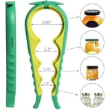 Jar Opener Bottle Opener for Weak Hands, 5 in 1 Multi Function Can Opener Bottle Opener Kit with ...