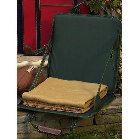 Stadium Seat with Tan Blanket Green | Walmart Canada