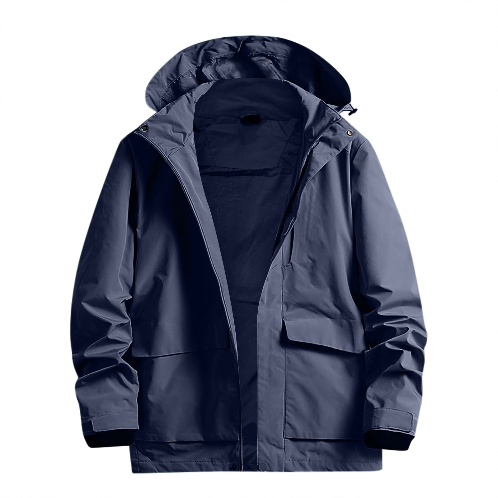 Shakumy Jacket Men down Men's Zipper Plus Size Fashion Loose ...