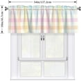 1 Panel Easter Kitchen Valances for Window 54"x18" Spring Colorful ...