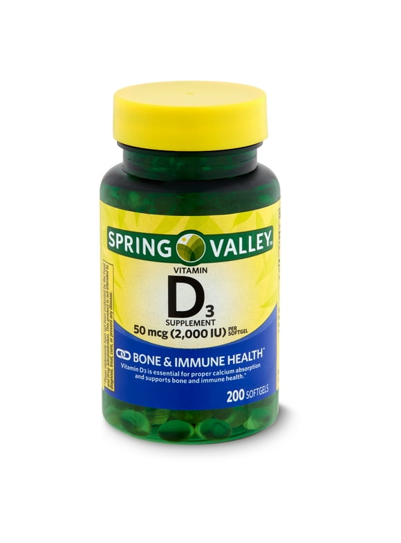Spring Valley Vitamin D3 - Walmart.com