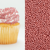 Krazy Sprinkles - Edible Rose Gold Pearl Mini Beads - Vibrant Cookie ...