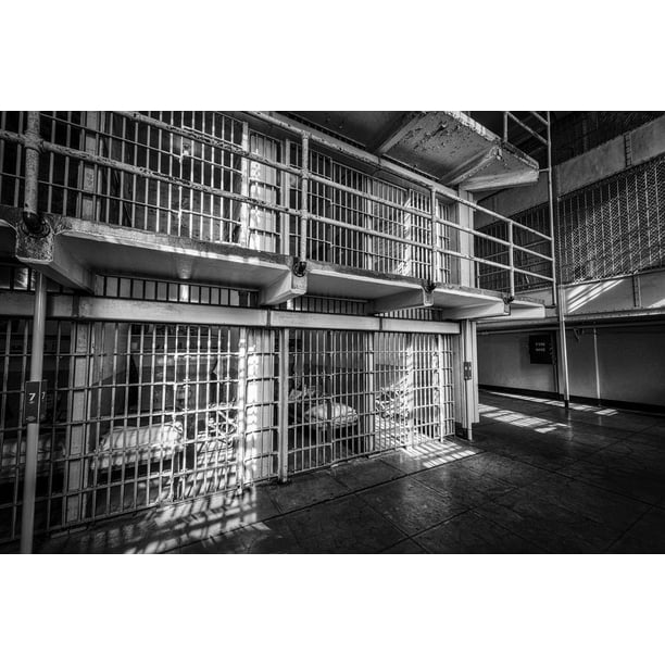 Prison Cells Alcatraz Prison San Francisco B&W Photo Photograph Cool ...