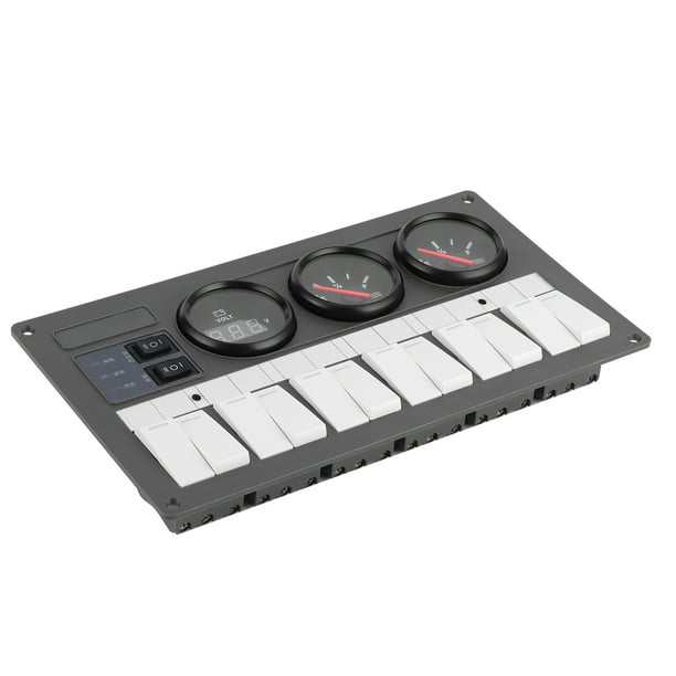 Voltage Gauge,RV Mechanical Control Panel RV Switch Panel Water Level ...