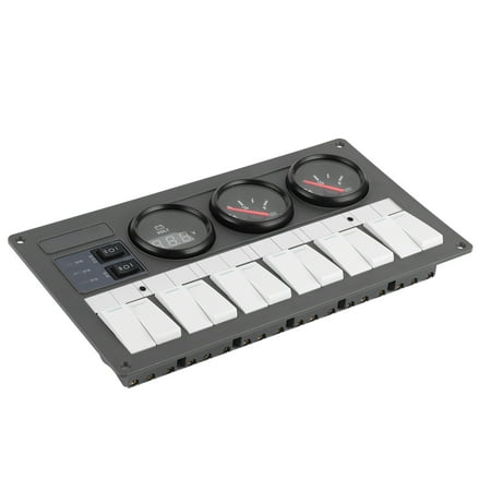 Rv Switch Panel Rv Voltmeter Control Switch Panel Voltage Gauge Rv ...