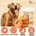 Pawmate Chicken Wrapped Rawhide Donuts, Grain Free Dog Treats, 4 Counts ...