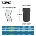 Ldkj 7mm Neoprene Knee Sleeves For Weightlifting Pair Compression Knee Brace Support For