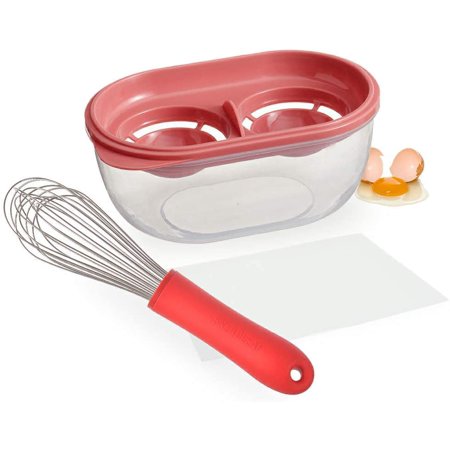 Upgraded Egg White Separator with an Egg Whisk, Food Grade Egg Yolk ...