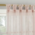 No. 918 Krista Sheer Tab Top Curtain Panel - 51x96 - Walmart.com