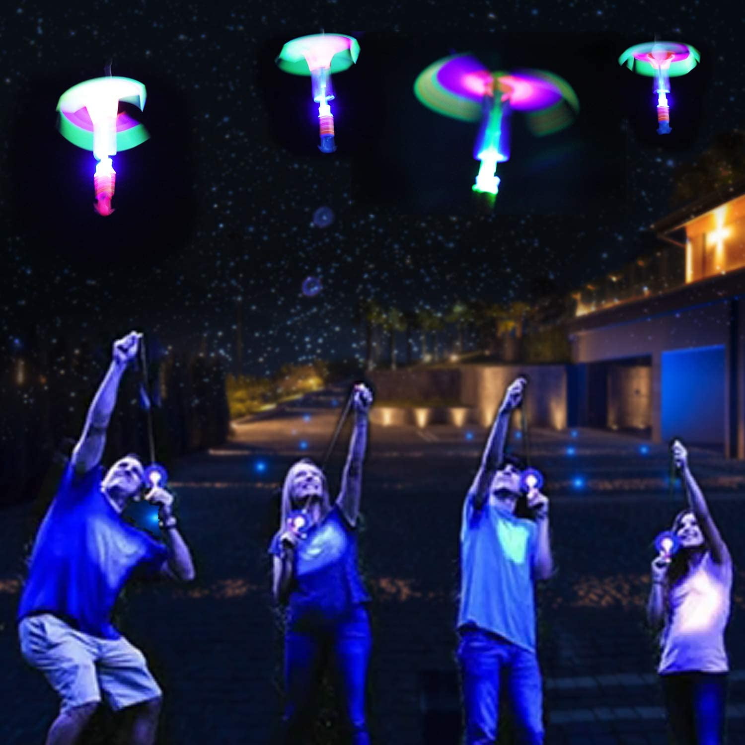 Buy 15 Amazing Arrow Rocket Copters,Helicopter Flying Rocket Catapult ...