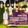 Newhouse Lighting Outdoor Weatherproof Commercial Grade LED String ...