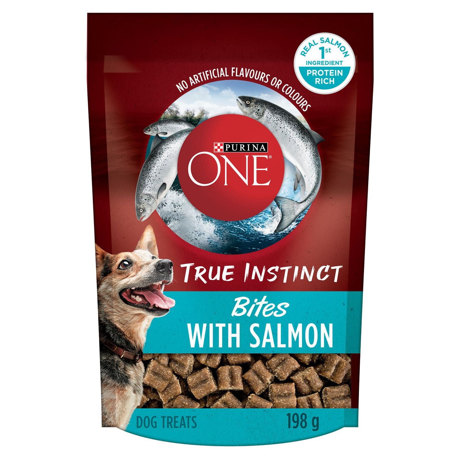 Click here for Purina One True Instinct Bites Salmon  Training Do... prices