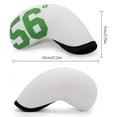 4Pcs/set Neoprene Golf Iron Cover Iron Head Protect Covers Golf ...