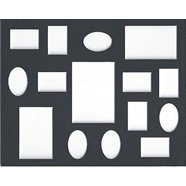 High Quality Crescent Pack of 10 11x14 MIXED COLORS White Core Picture ...