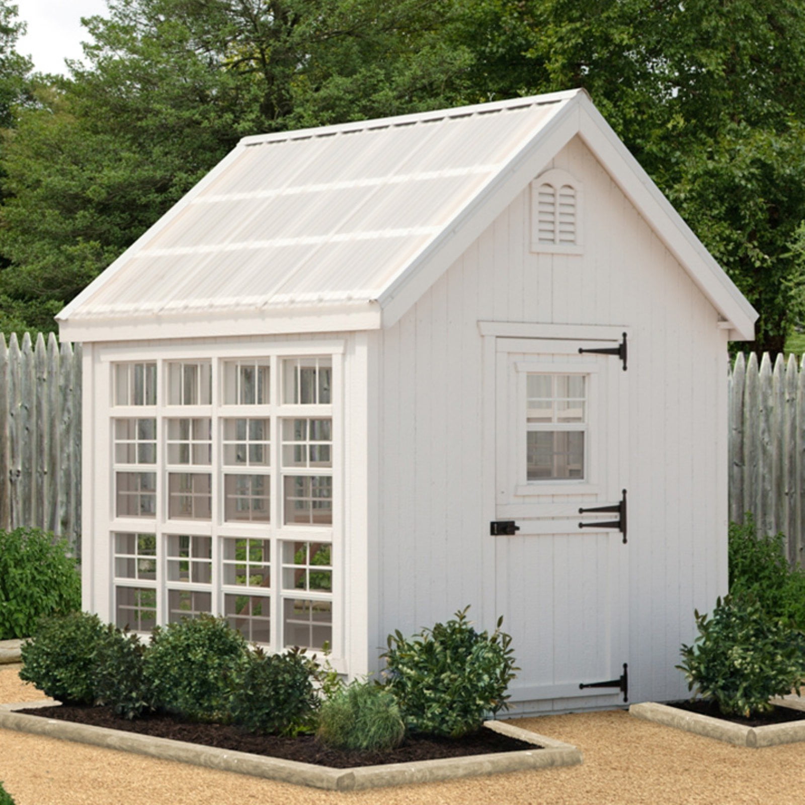 Little Cottage 8 x 8 ft. Colonial Gable Greenhouse with Optional Floor ...