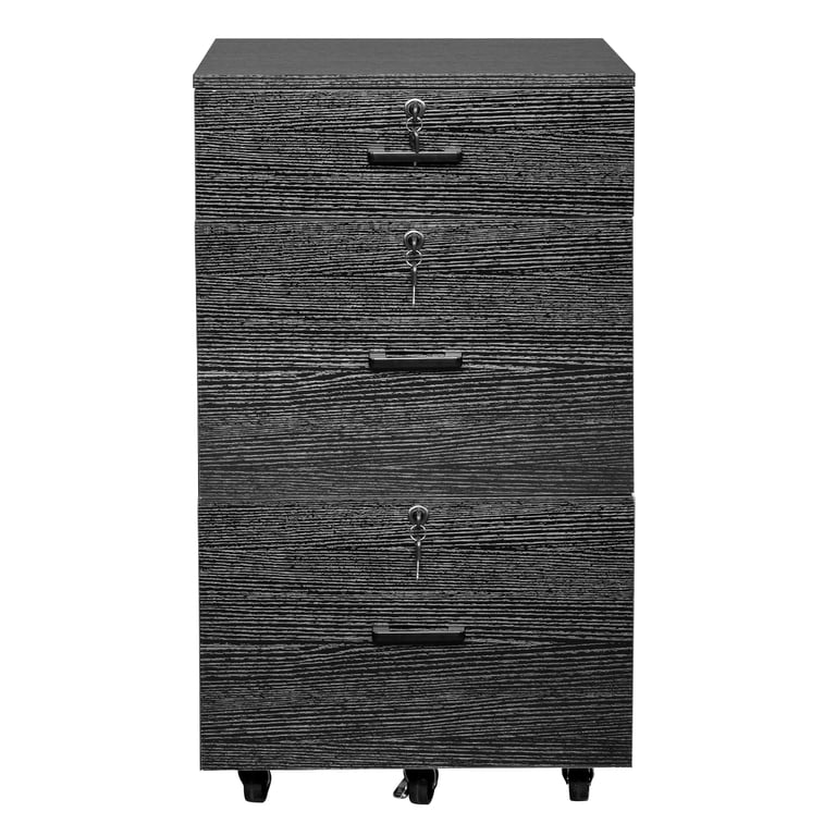 Ktaxon 3 Drawers File Cabinet, Hanging File Folder Storage, Pencil ...